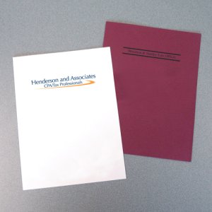 One Part Report Covers (9 x 12) | TheFolderStore.com